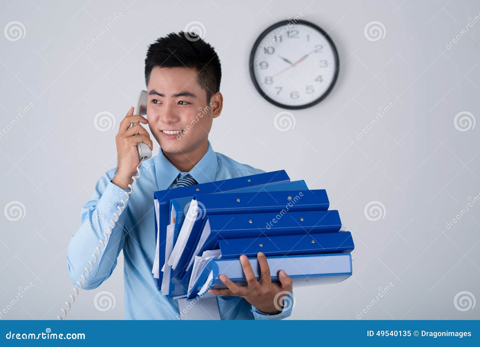 Manager at work stock image. Image of paperwork, binder - 49540135