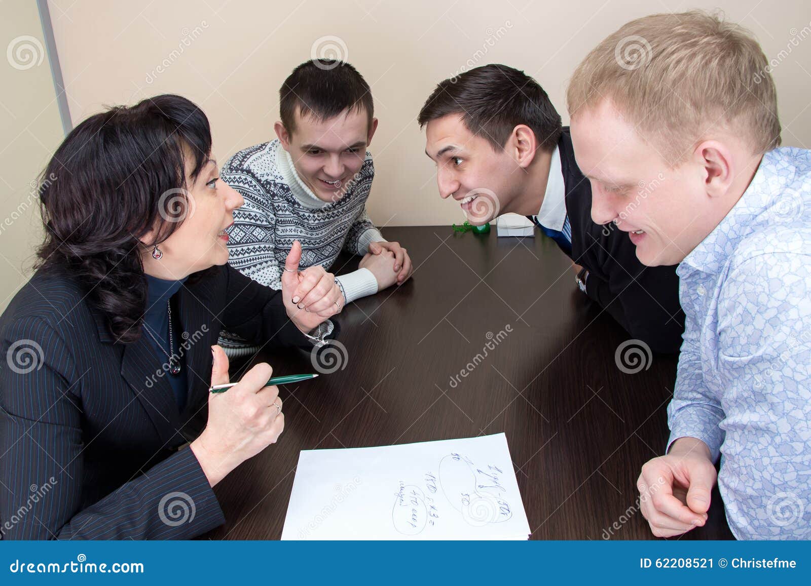 Manager and Workers in Office Stock Image - Image of boss, chief: 62208521