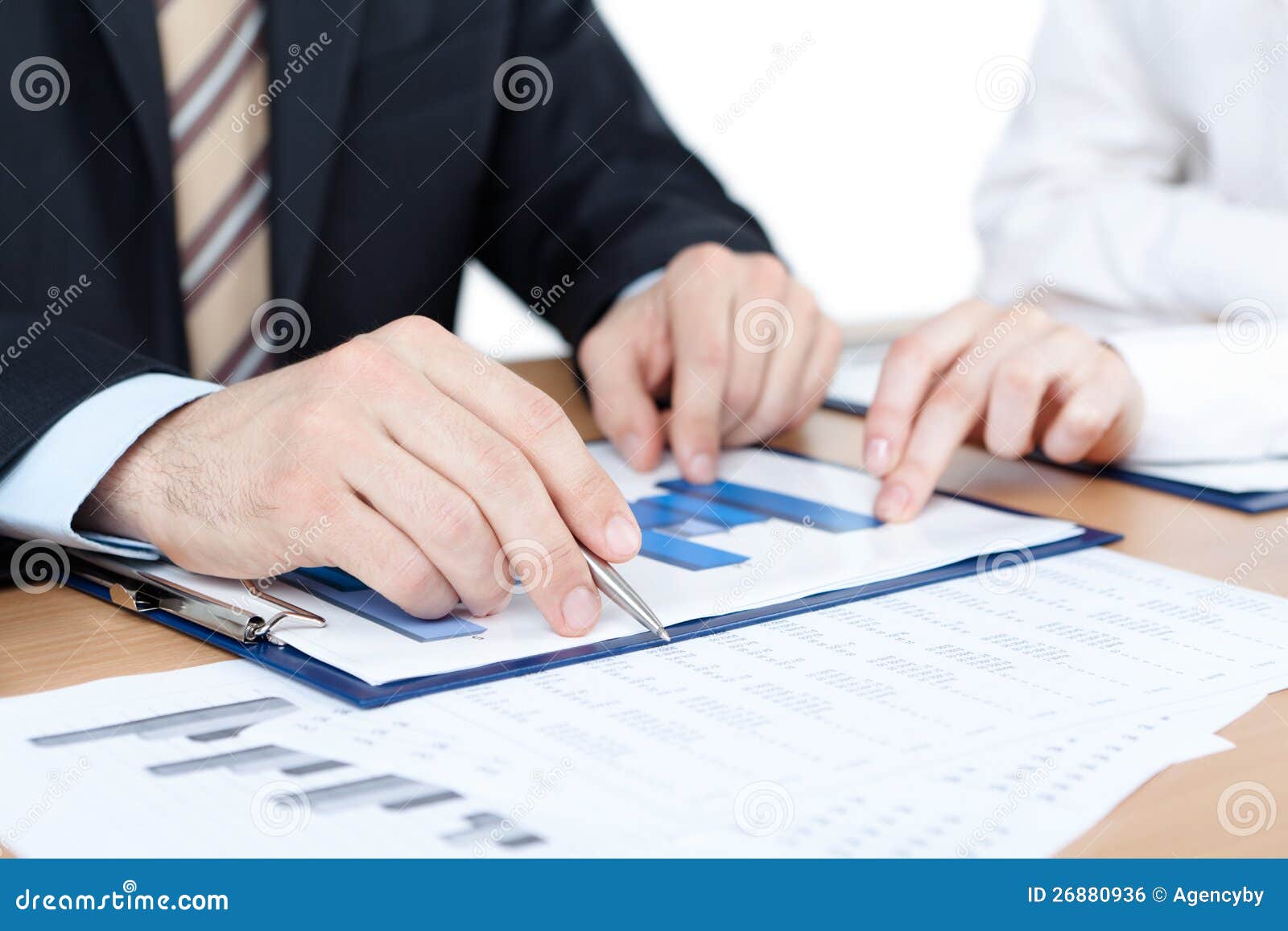Manager Working with Diagrams Stock Photo - Image of graph, diagram ...