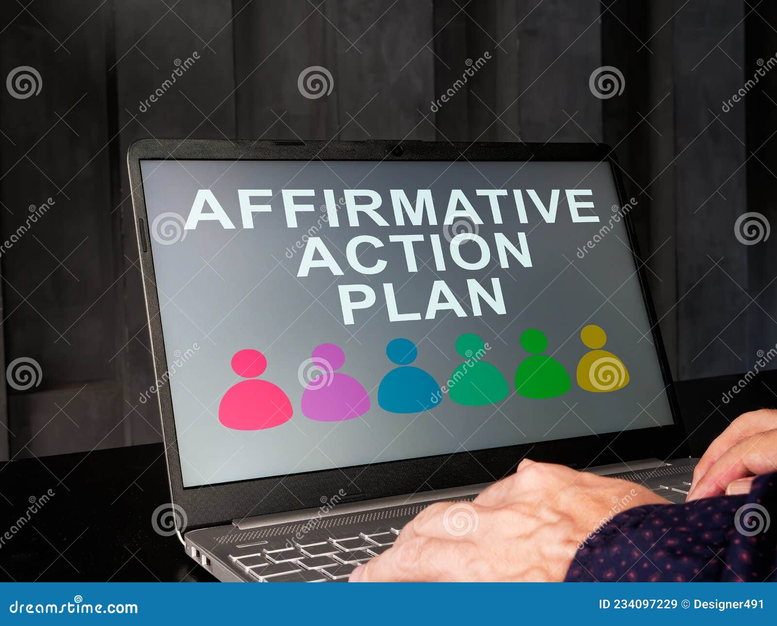 Affirmative Action Plan AAP Is Shown On The Photo Using The Text ...