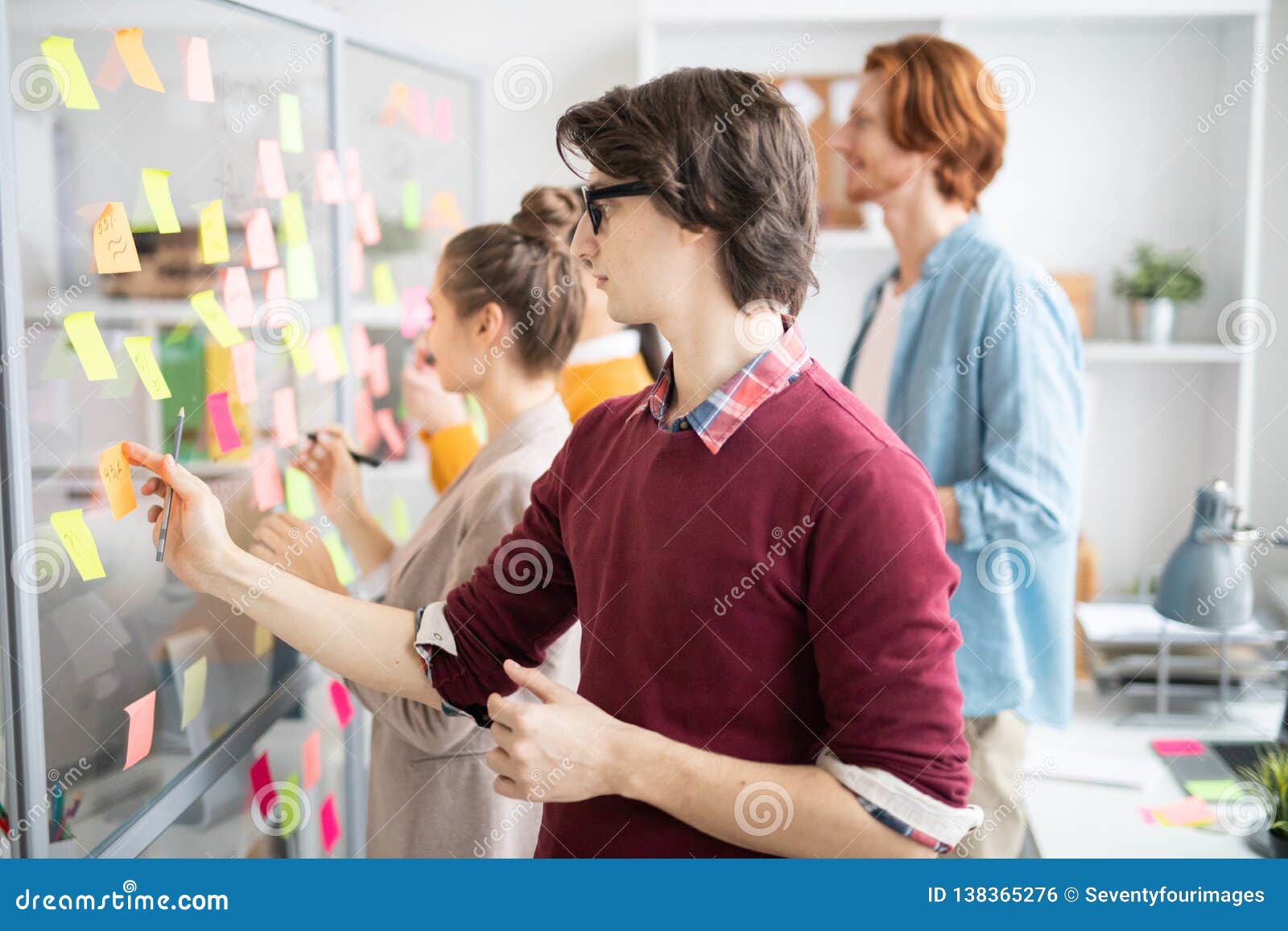Managers organizing work stock photo. Image of work - 138365276