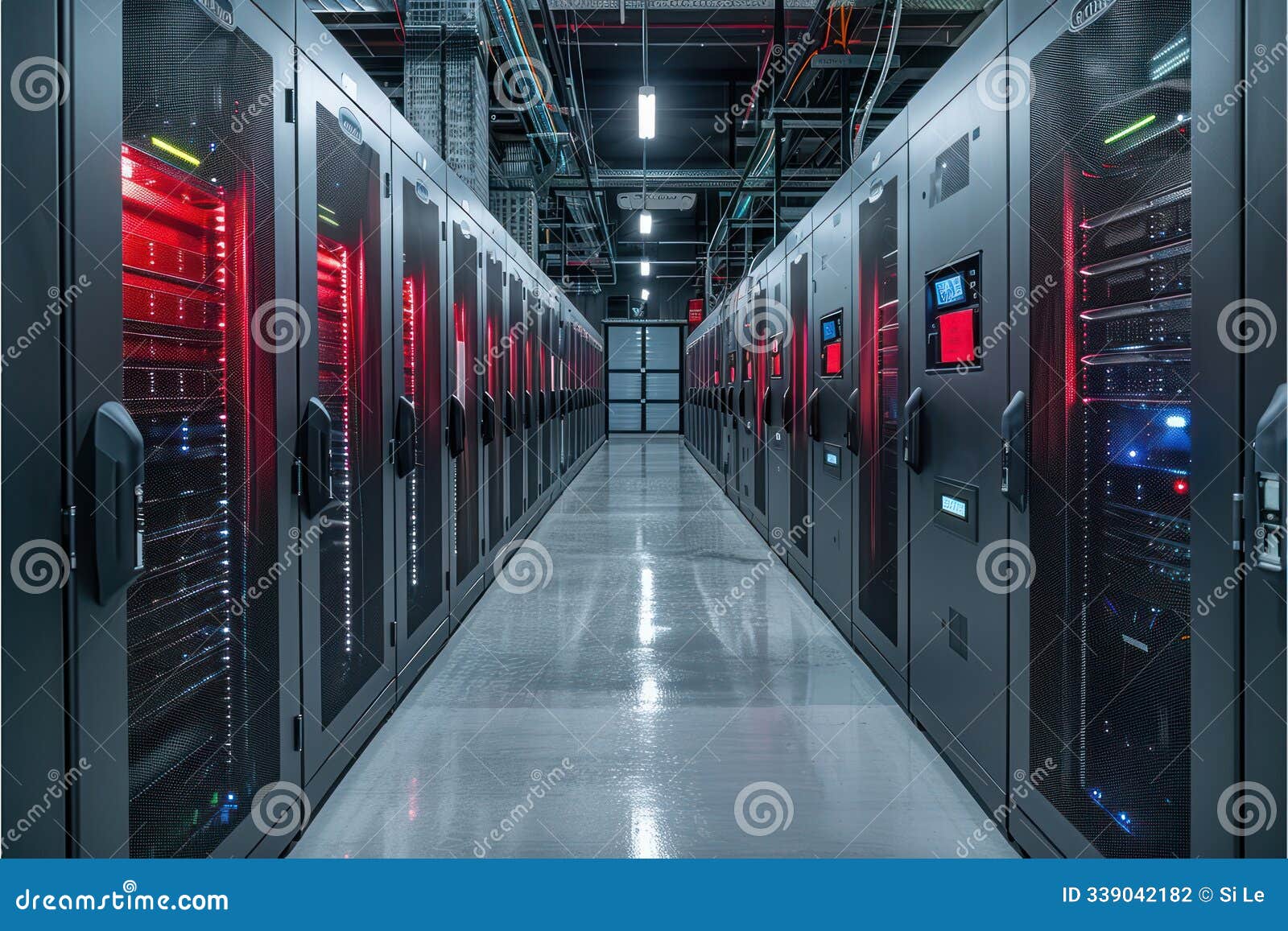 Managing the Digital Backbone: Inside a Modern Data Center with Racks ...