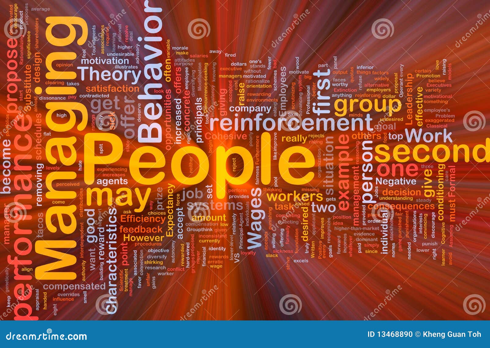 Managing People Background Concept Glowing Stock Illustration ... Managing People Background Concept Glowing Stock Illustration ...