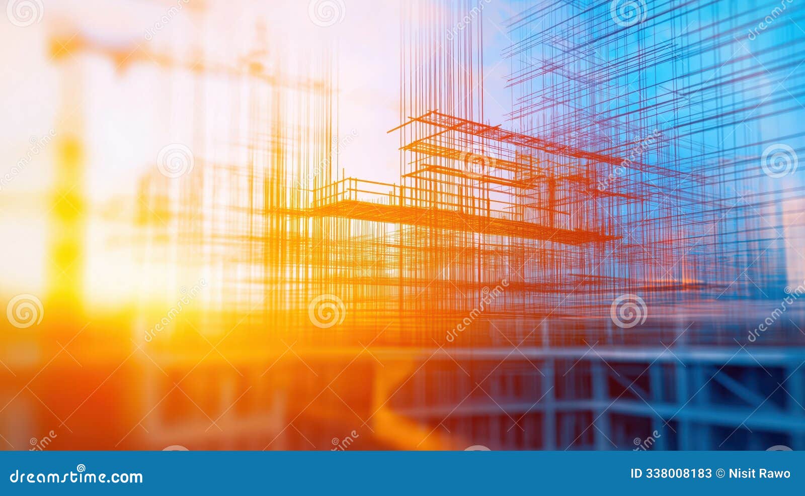 Managing Resources in Precision Infrastructure Development Stock Image ...