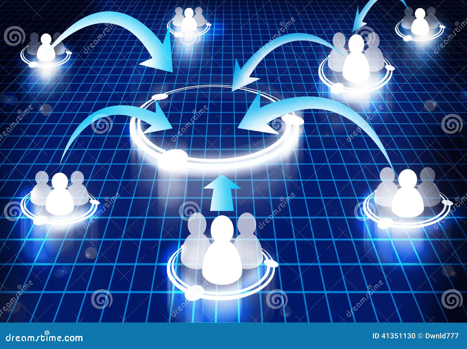 Team Work Abstract Stock Illustrations – 53,293 Team Work Abstract ...