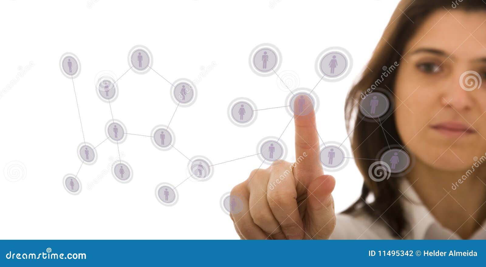 Managing Your Contact Network Stock Photo - Image of center, community ...