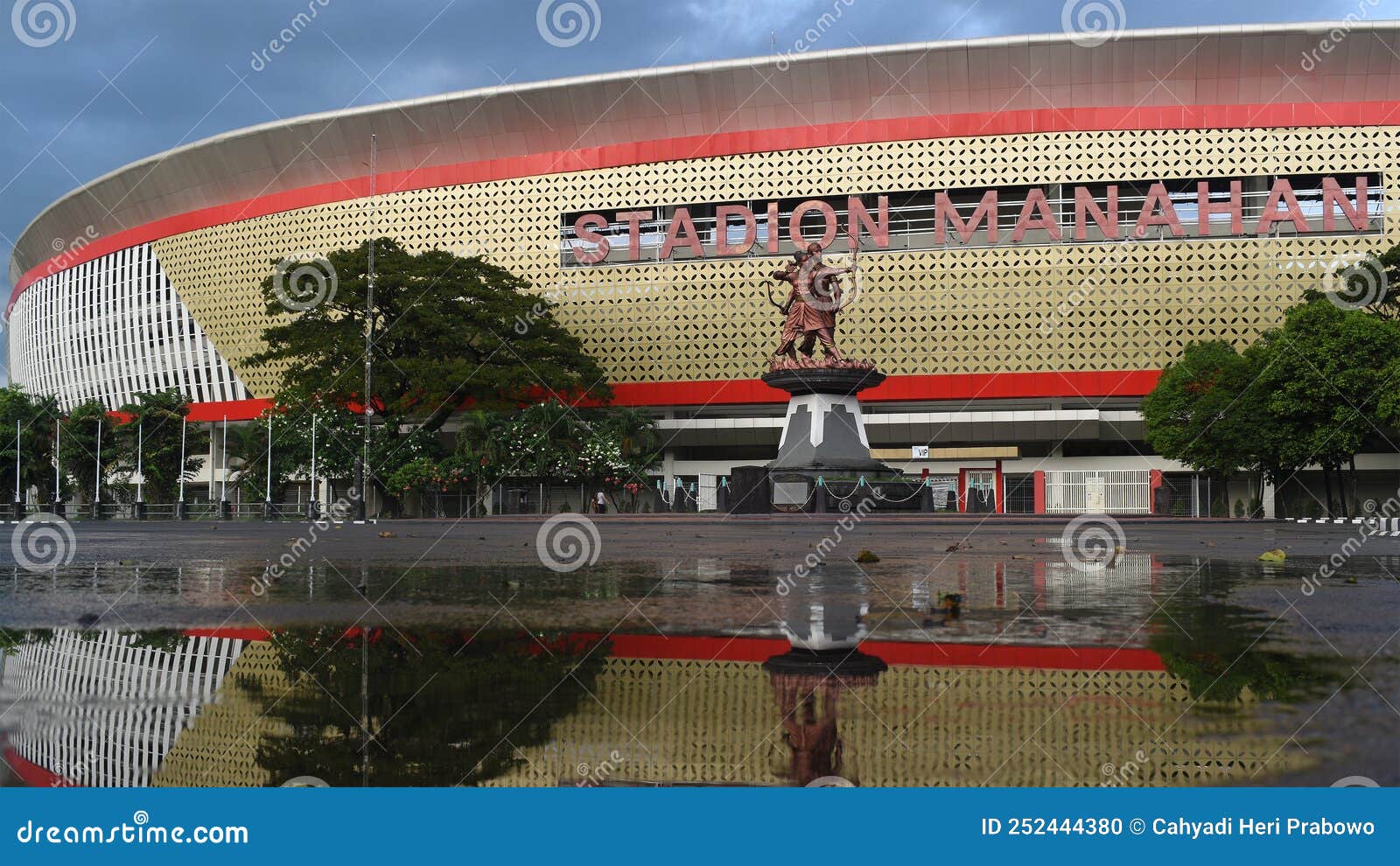 Manahan Stadium after the Rain (Solo, Central Java, Indonesia-May 15 ...