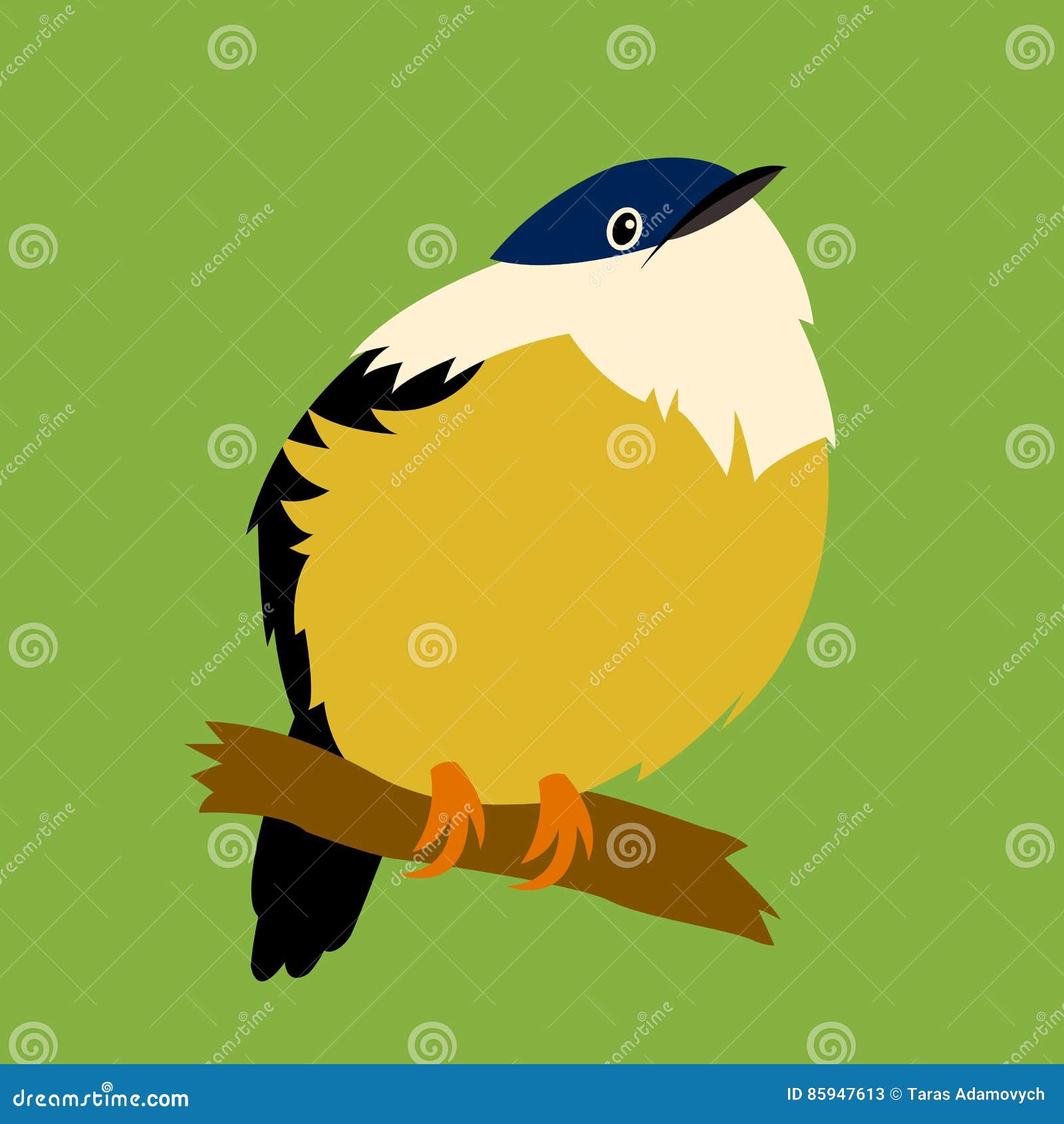 Manakin Vector Illustration Style Flat Stock Vector - Illustration of ...