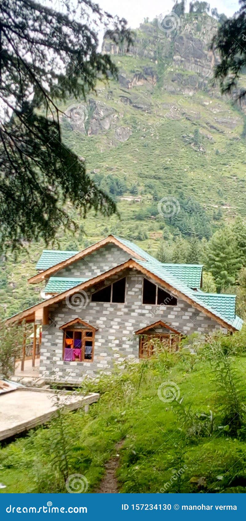 Manali beauty stock photo. Image of hill, manali, housr - 157234130