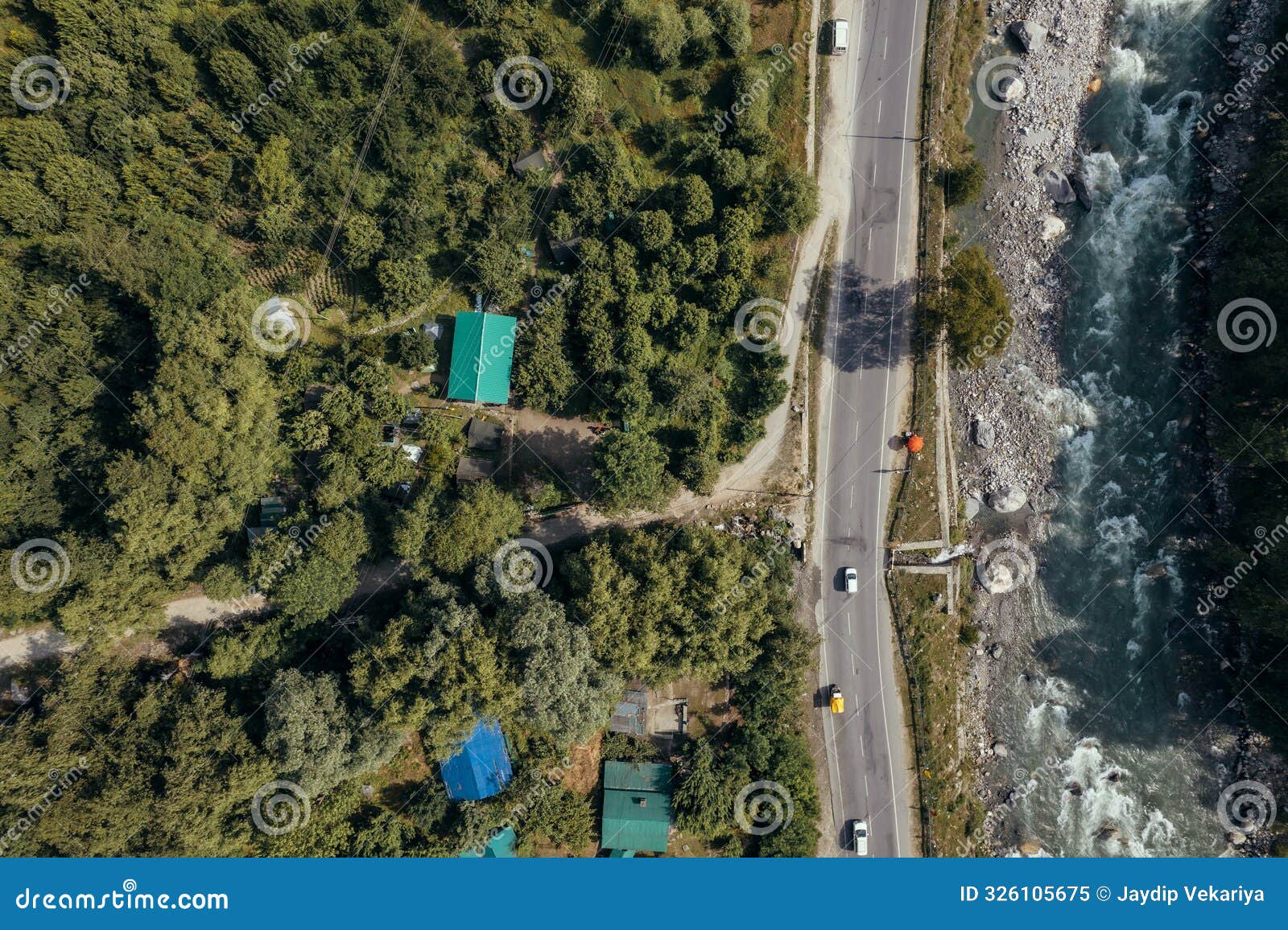 Manali, Hill Station, Himachal Pradesh, India. Stock Image - Image of ...