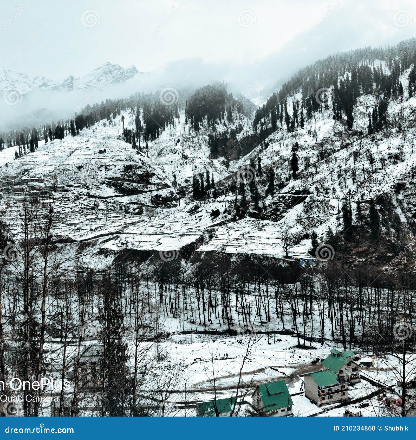 Manali Snow View in Solang Valley..lovely Stock Photo - Image of view ...