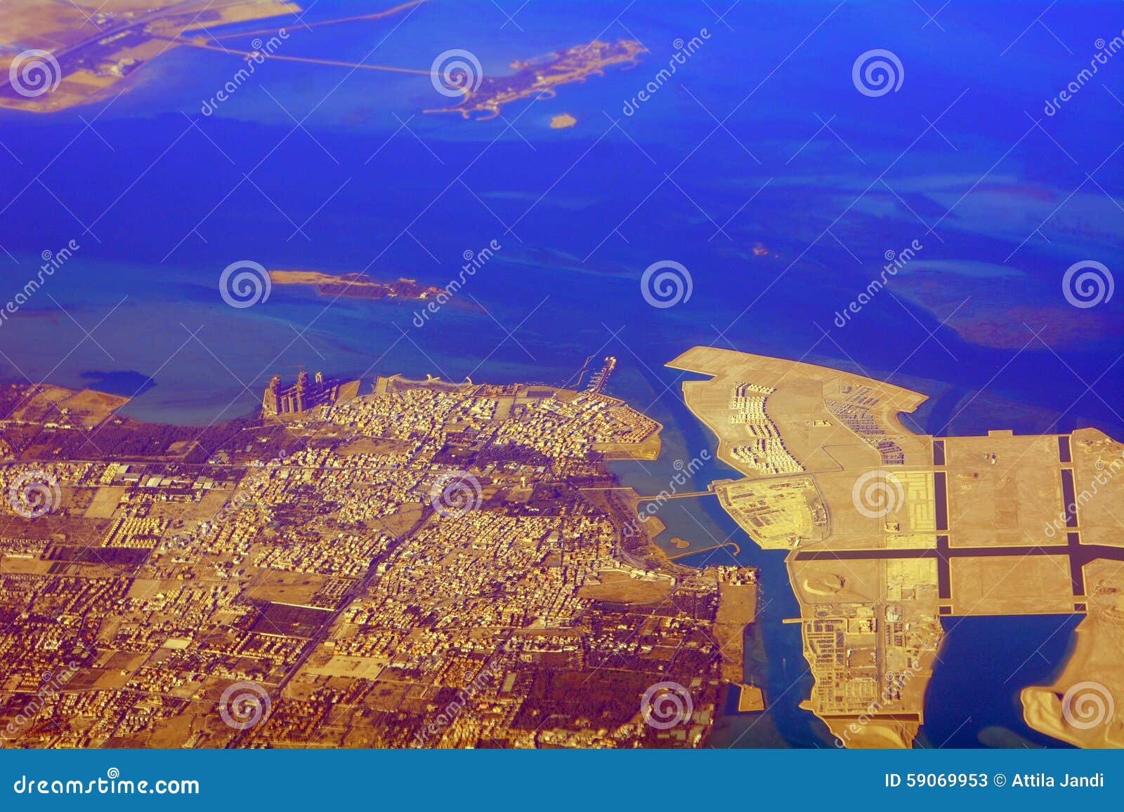 Manama stock image. Image of ocean, peninsula, horizon - 59069953