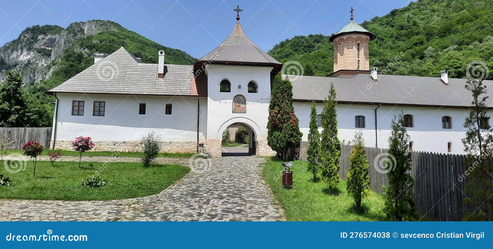 Manastirea Agapia România Relax Editorial Stock Photo - Image of agapia ...