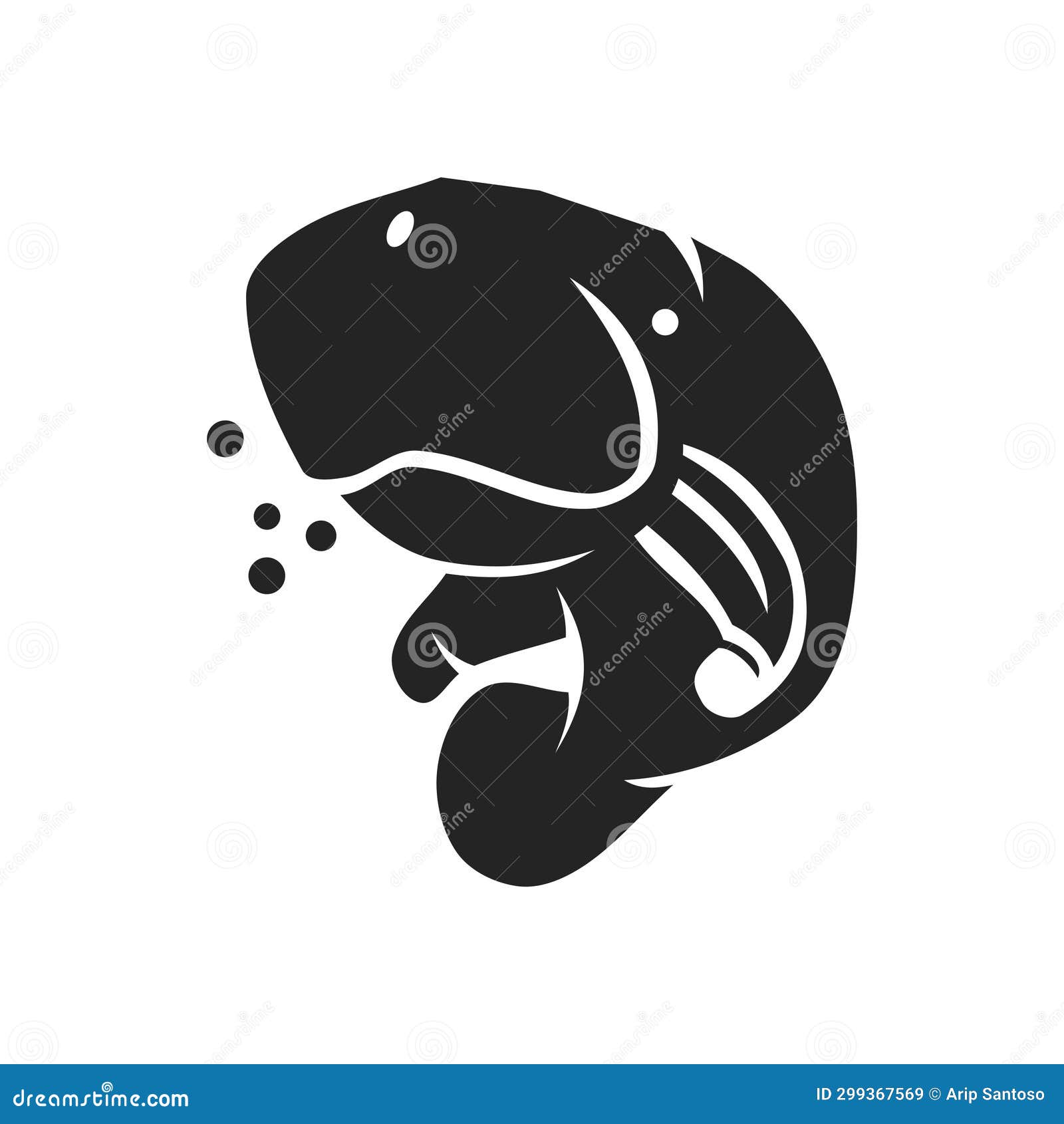 Manatee Logo Template Isolated. Brand Identity. Icon Abstract Vector ...