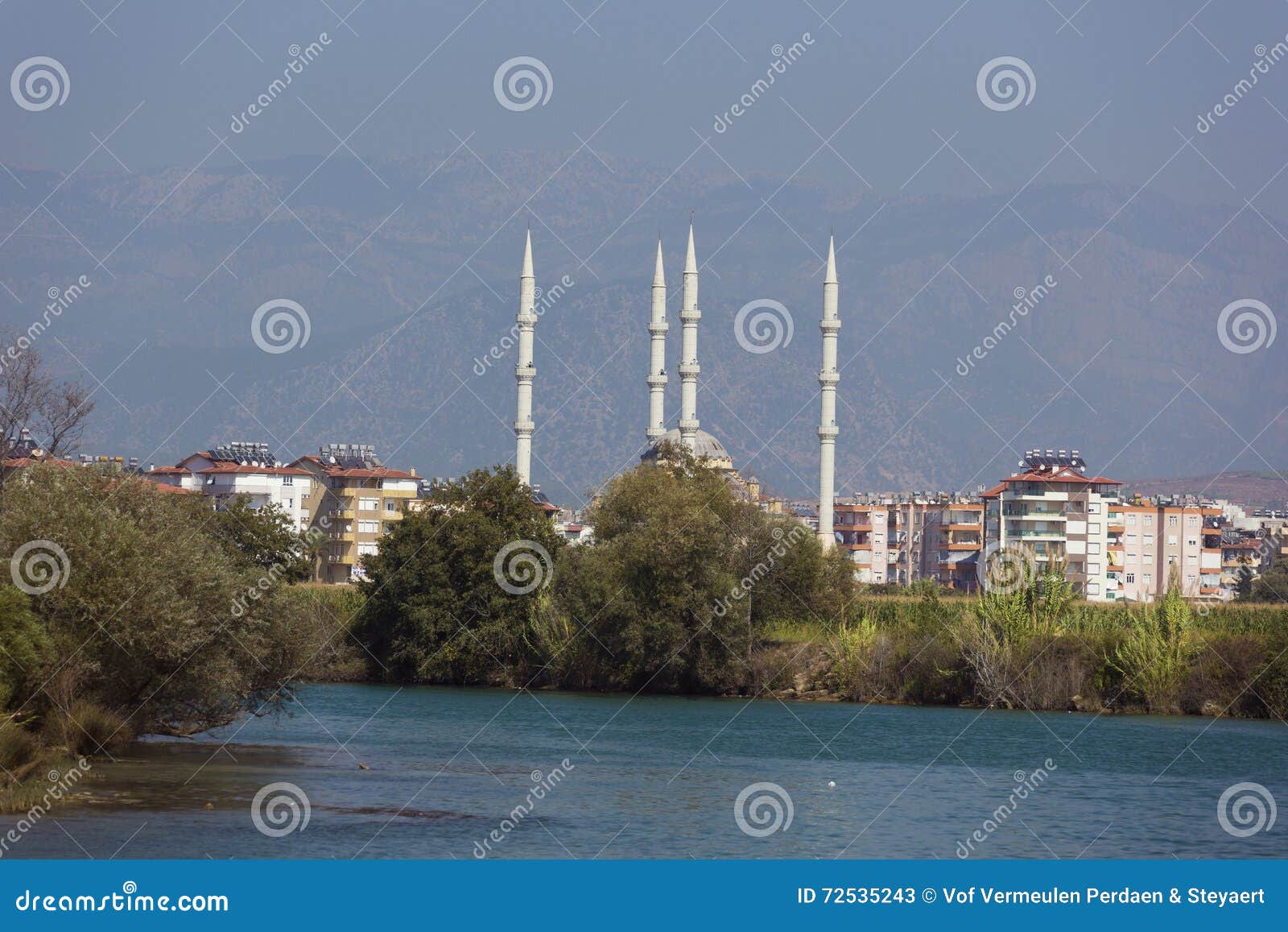 Manavgat with the Taurus Mountains in the Background Editorial Stock ...