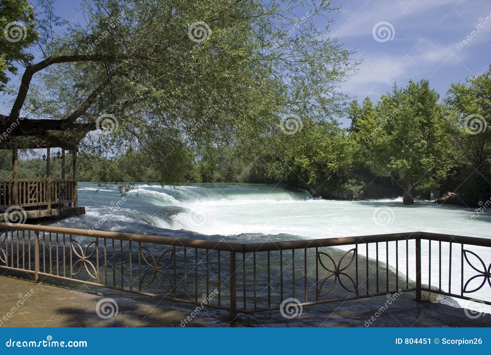 Manavgat Waterfall stock image. Image of flow, fall, strong - 804451