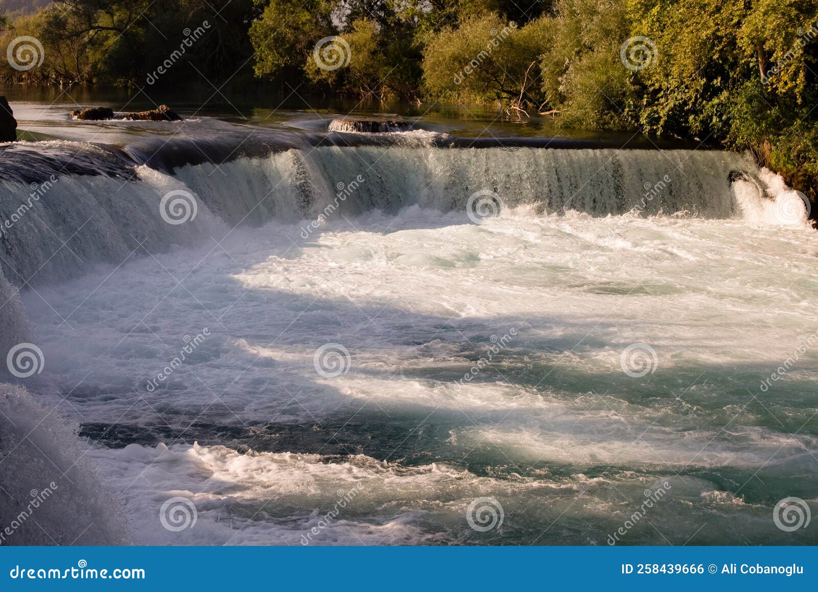 Manavgat Waterfall in Antalya - Turkey Stock Photo - Image of landmark ...
