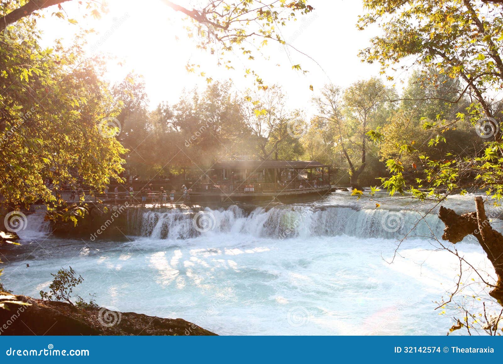 Manavgat Waterfall stock photo. Image of manavgat, branch - 32142574