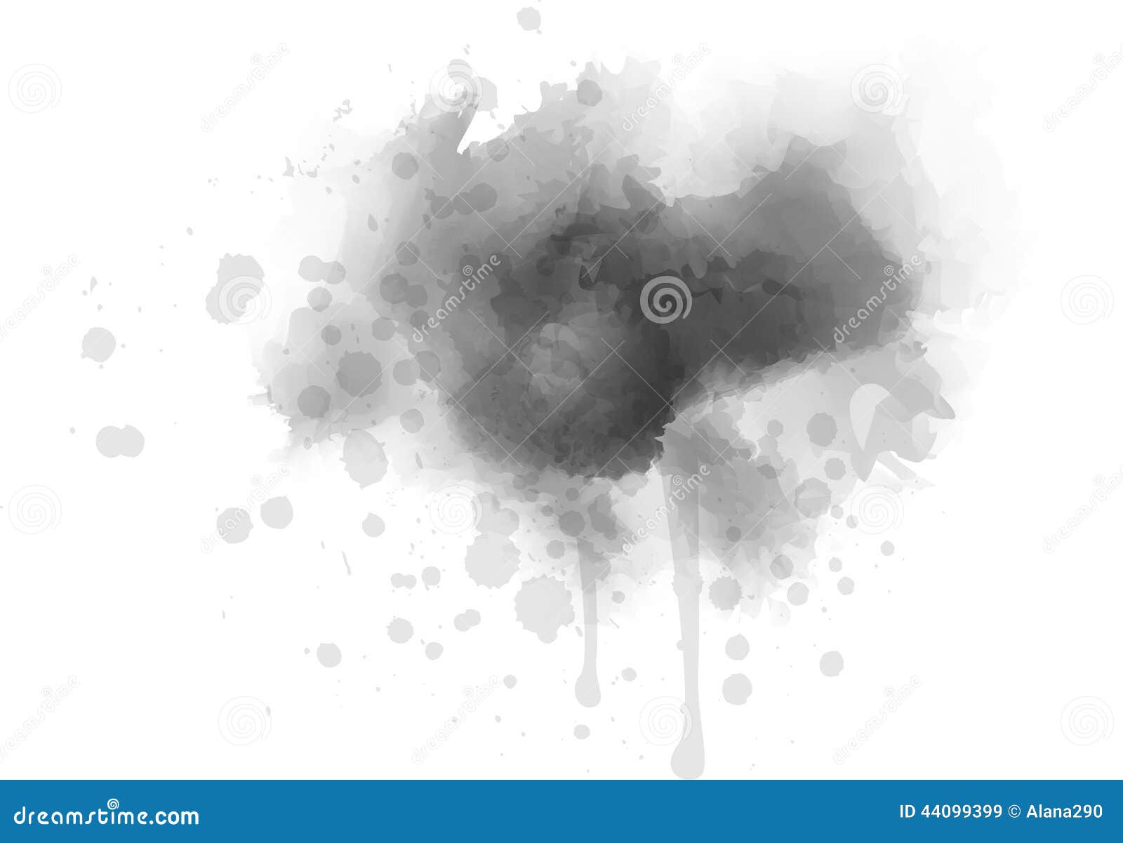 Mancha blanca /negra gris ilustración del vector. Ilustración de ...