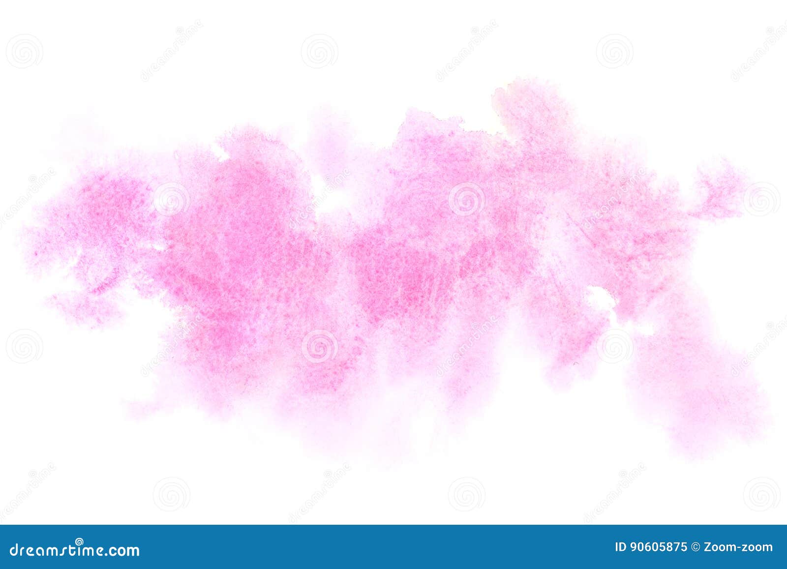 Mancha Cor-de-rosa Da Aquarela Ilustração Stock - Ilustração de mancha ...