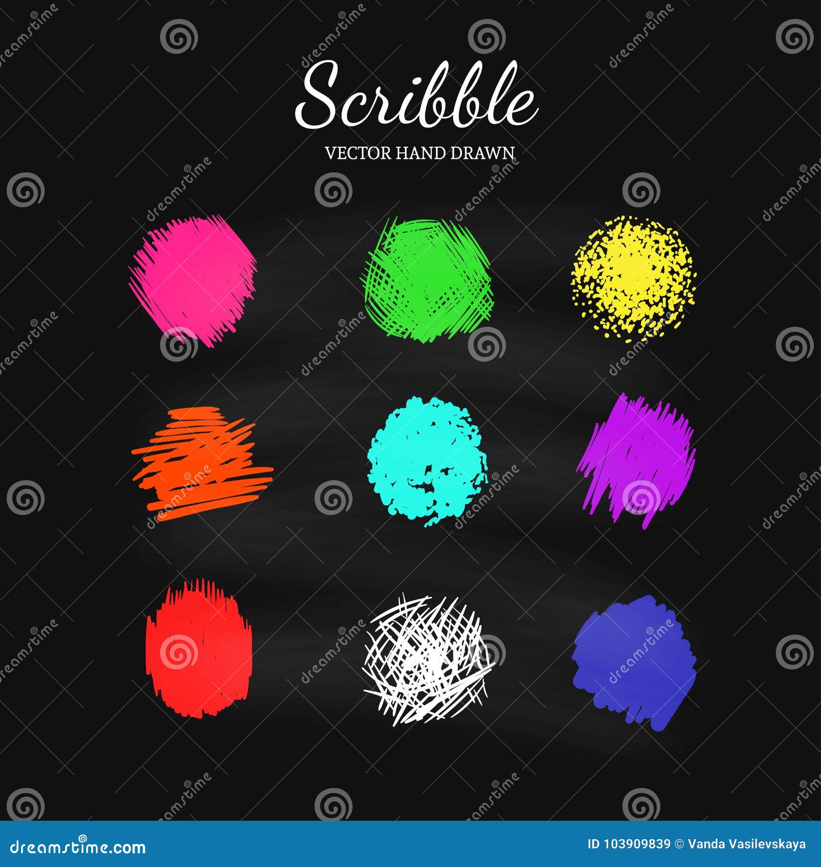 Manchas Do Garrancho Ajustadas Ilustração do Vetor - Ilustração de ...