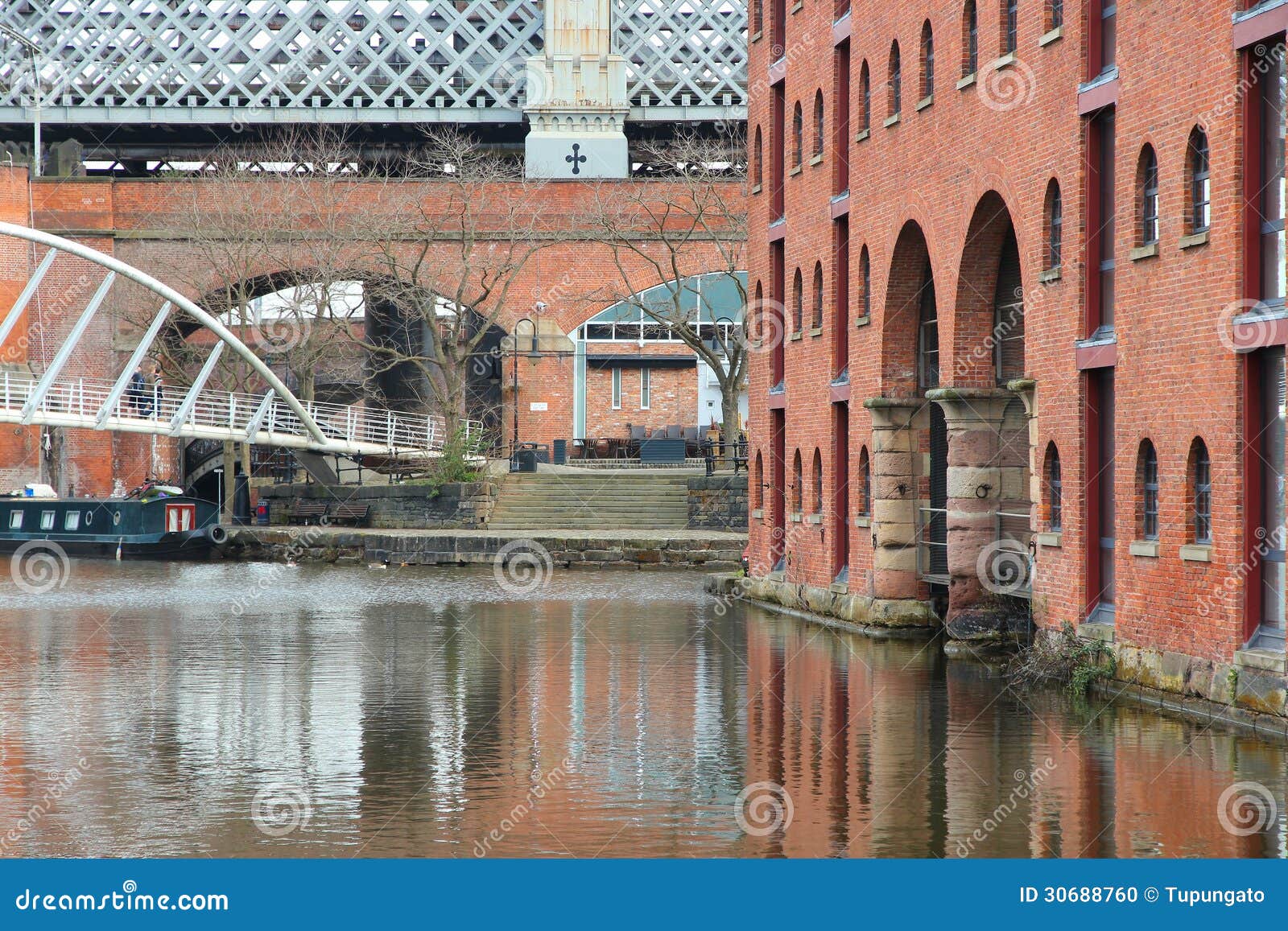 Manchester - Castlefield imagem editorial. Imagem de inglês - 30688760