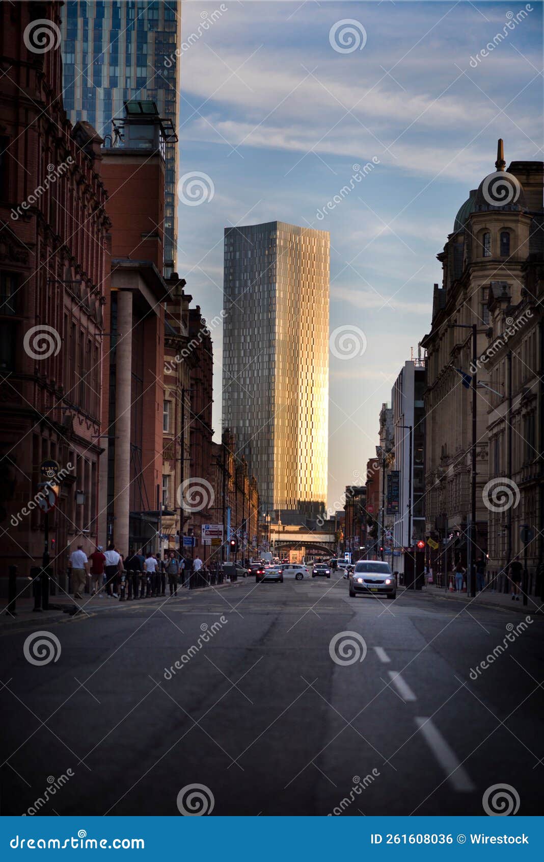 Manchester City Streets in the UK Editorial Photo - Image of city ...