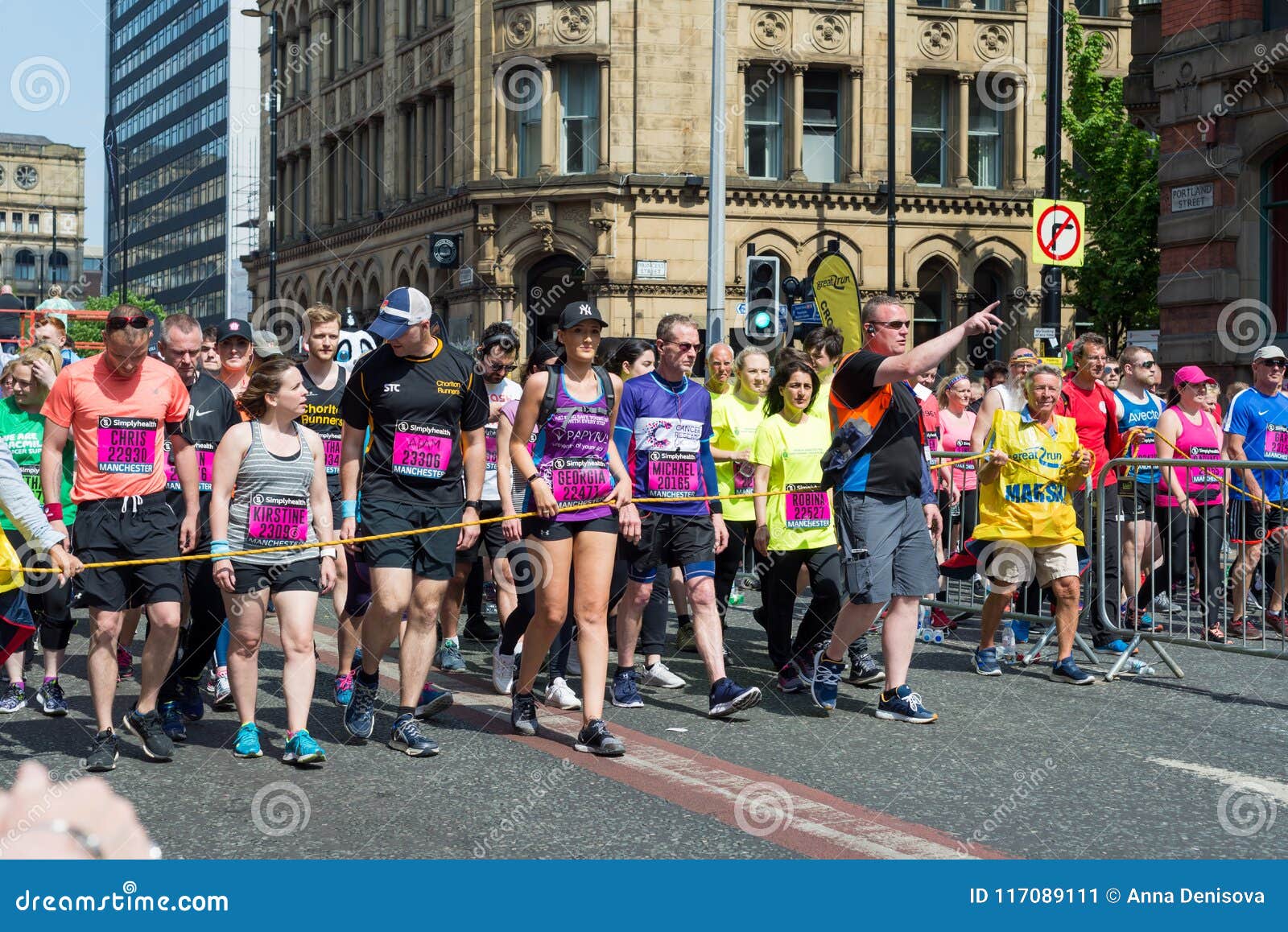 RUN for Manchester MARATHON in England, UK Editorial Photo - Image of ...