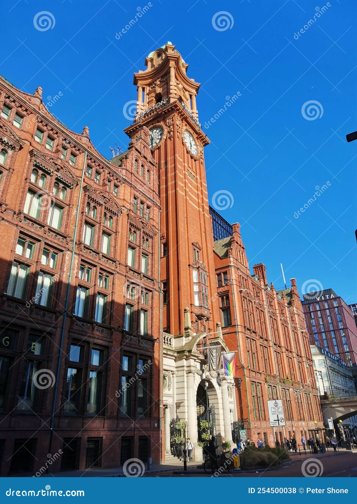 Manchester Landmark Building with Victorian Architecture Editorial ...