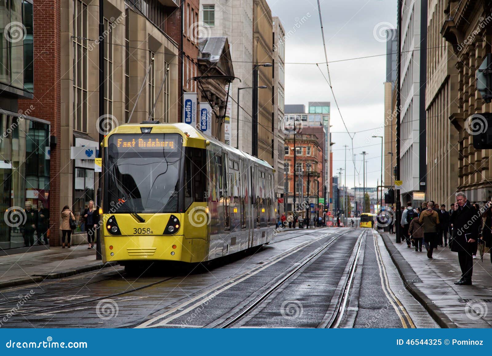 Manchester Metrolink image éditorial. Image du voyage - 46544325