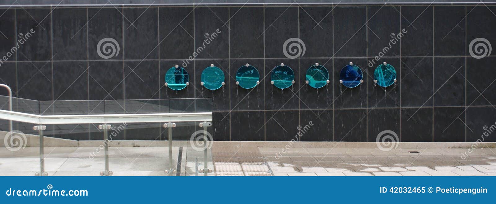 Manchester: Modern Water Feature Editorial Image - Image of feature ...