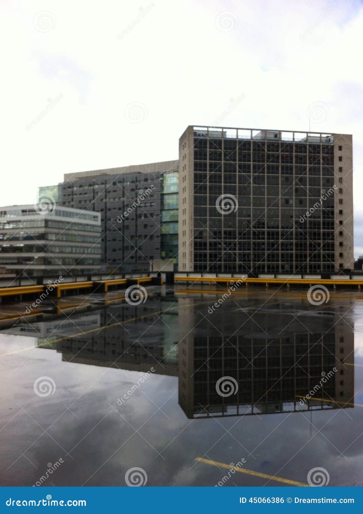 Manchester Reflection on Rooftop Editorial Photo - Image of skyline ...