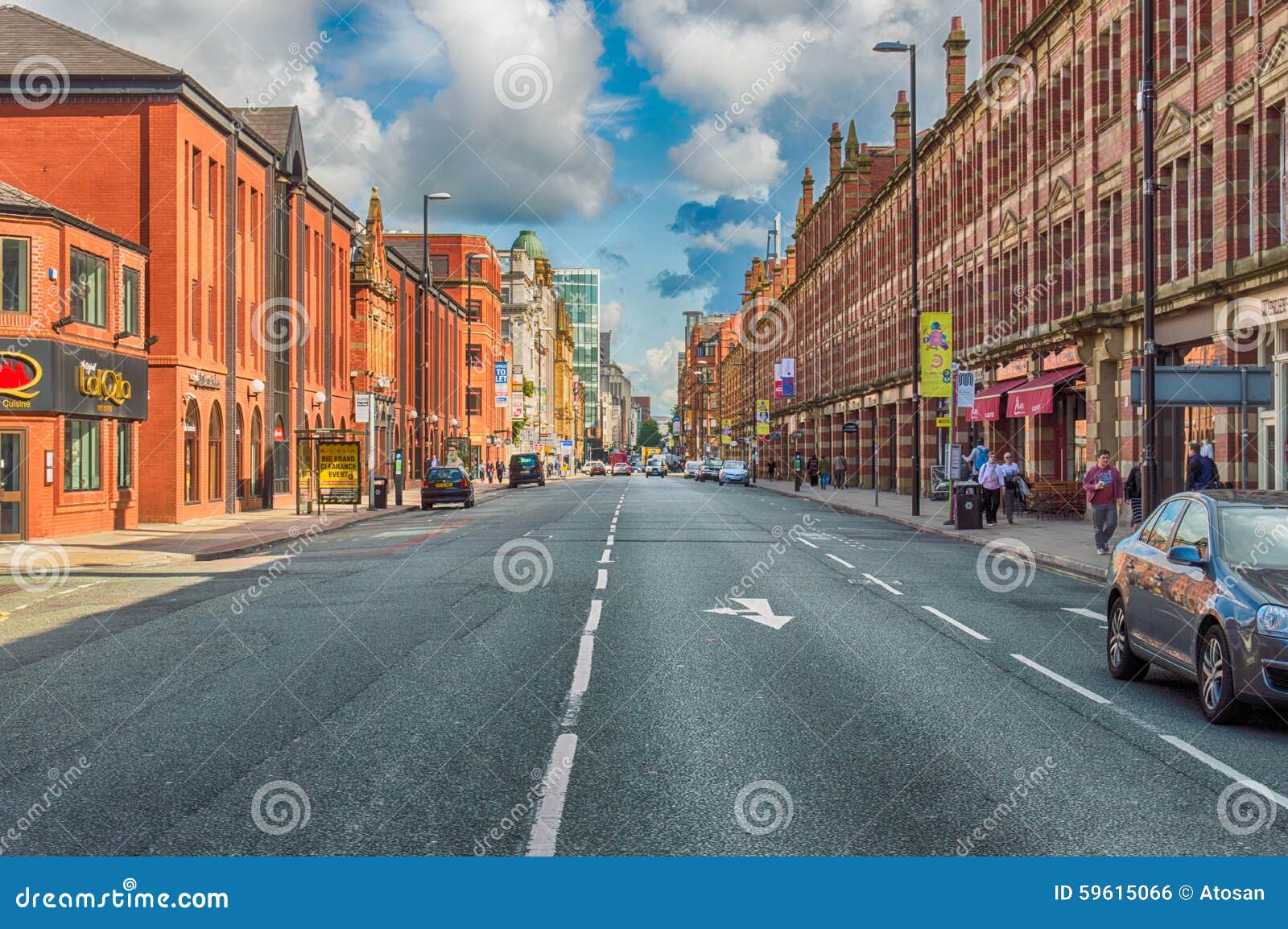 Typical Manchester Building In Bricks Editorial Image | CartoonDealer ...