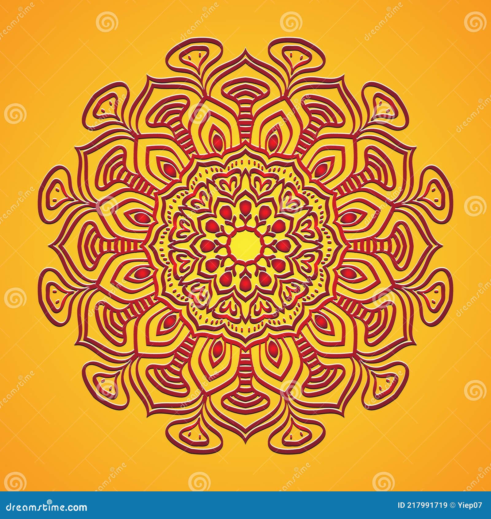 Mandala Art with High Resolution Stock Vector - Illustration of ...