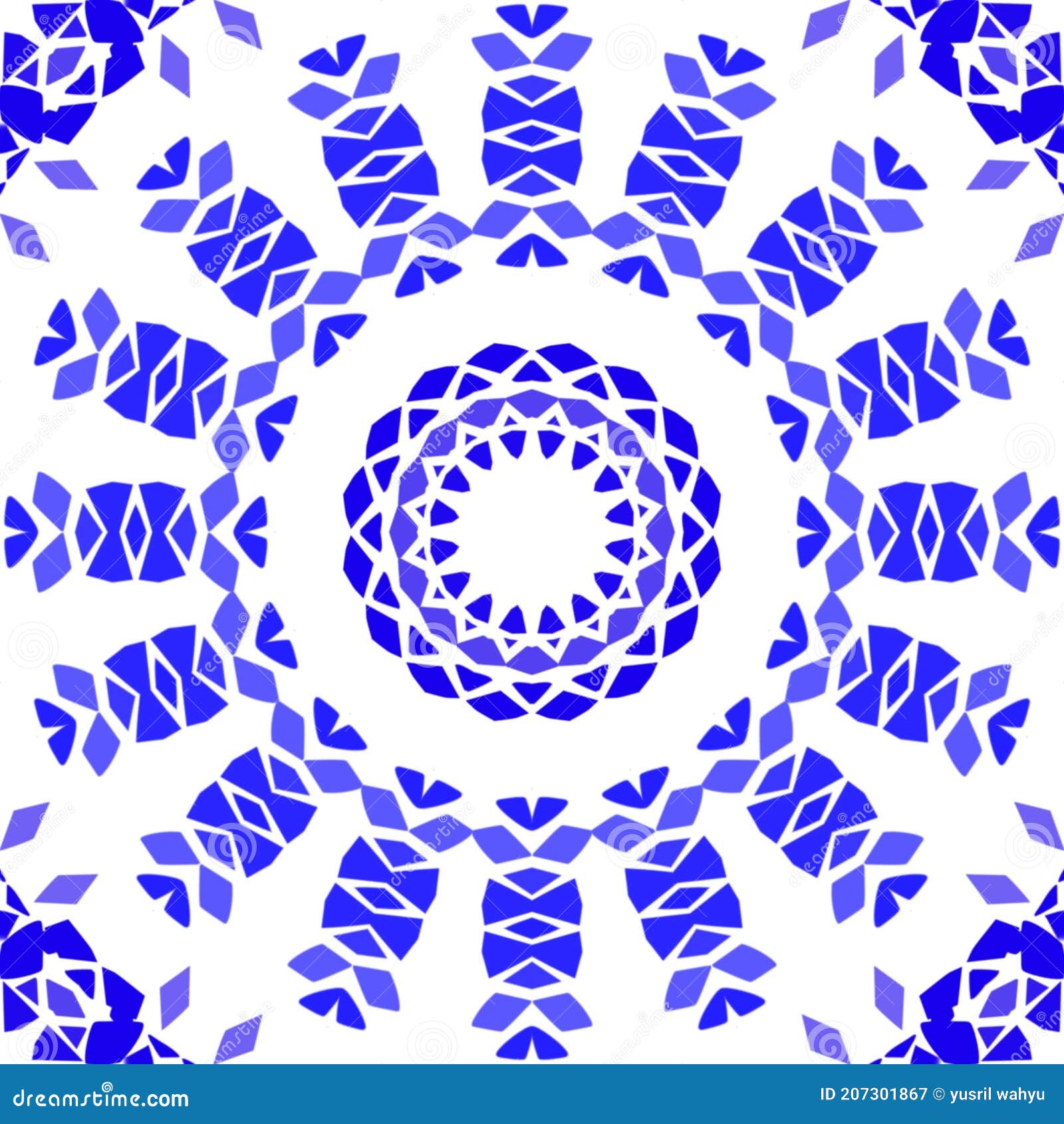 Mandala Art with Modern Design Stock Illustration - Illustration of ...