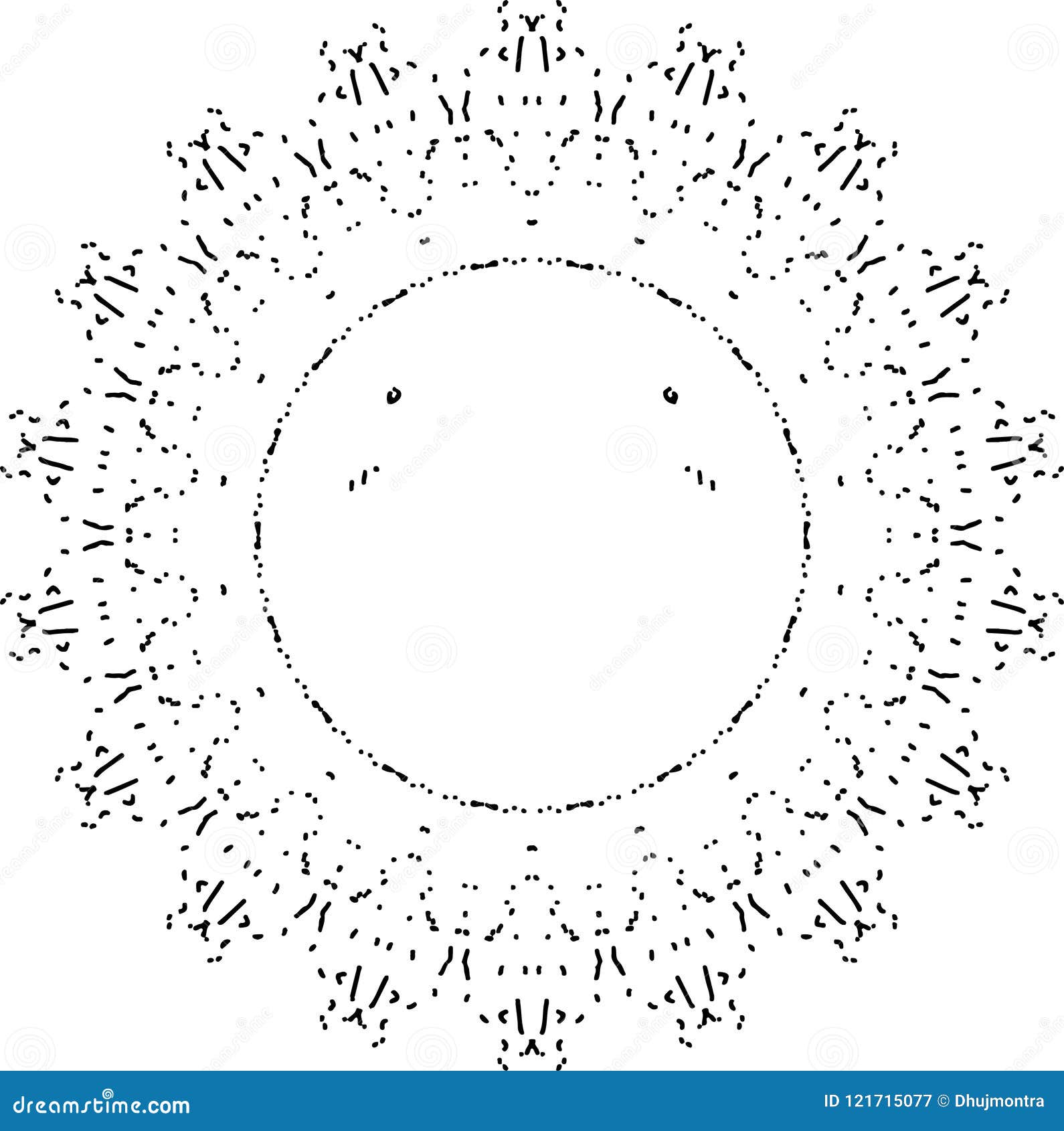 Mandala Brillante Del Sole Di Sofly Illustrazione Vettoriale ...