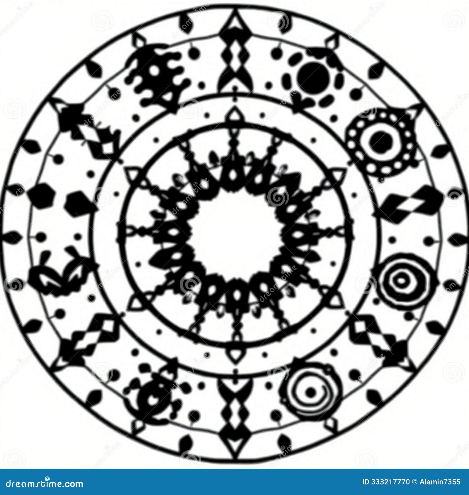 Geometric Harmony: The Interplay Of Shapes And Colors Royalty-Free Stock Image | CartoonDealer ...