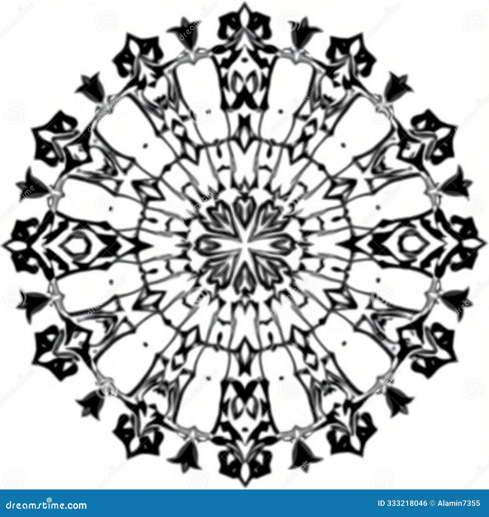 A Mandala Collection of Geometric Harmony and Unique Design Stock ...