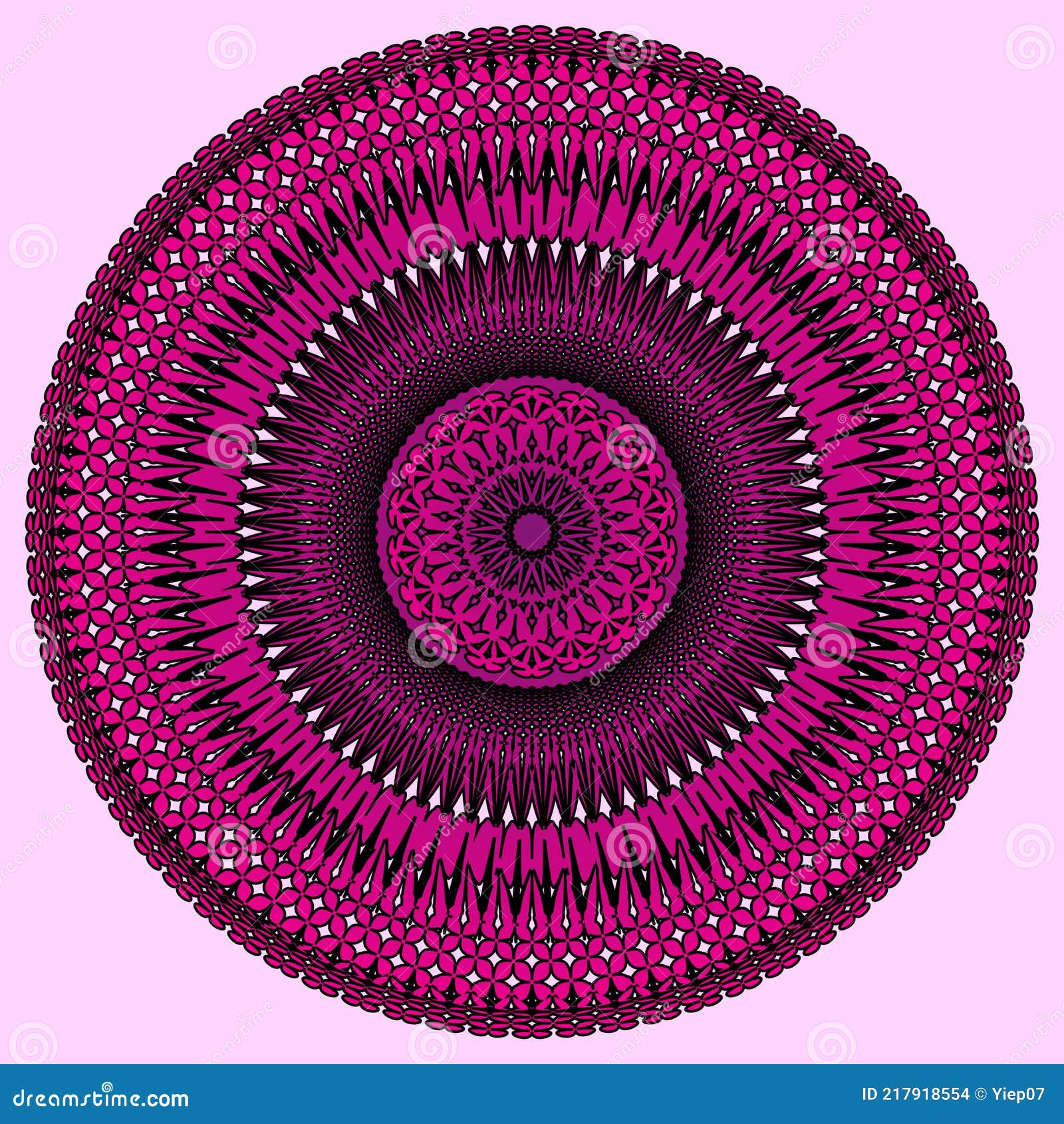 Mandala Decorative Background with High Resolution Stock Vector ...