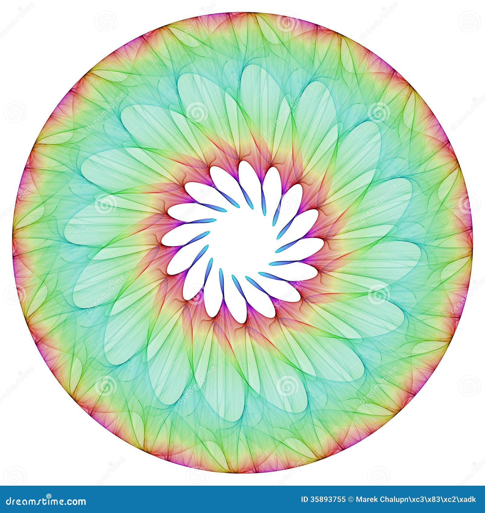Mandala del fiore illustrazione di stock. Illustrazione di ...
