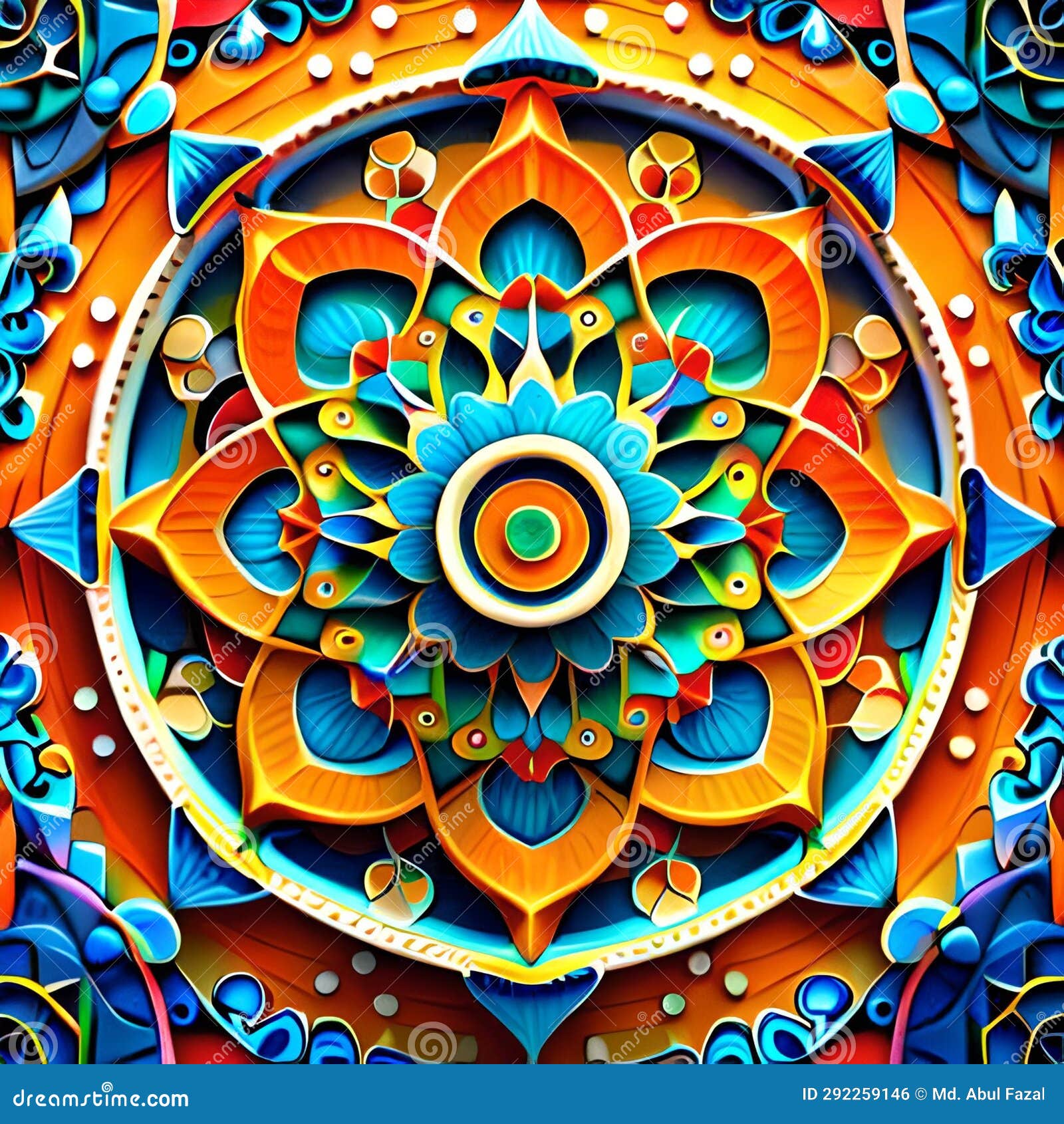 Mandala Design stock illustration. Illustration of boho - 292259146