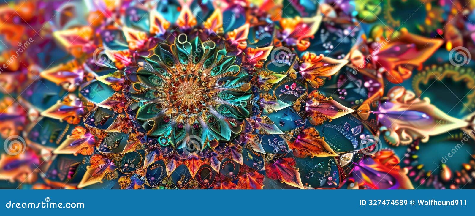 A Mandala Design Based on the Fibonacci Sequence, with Intricate ...