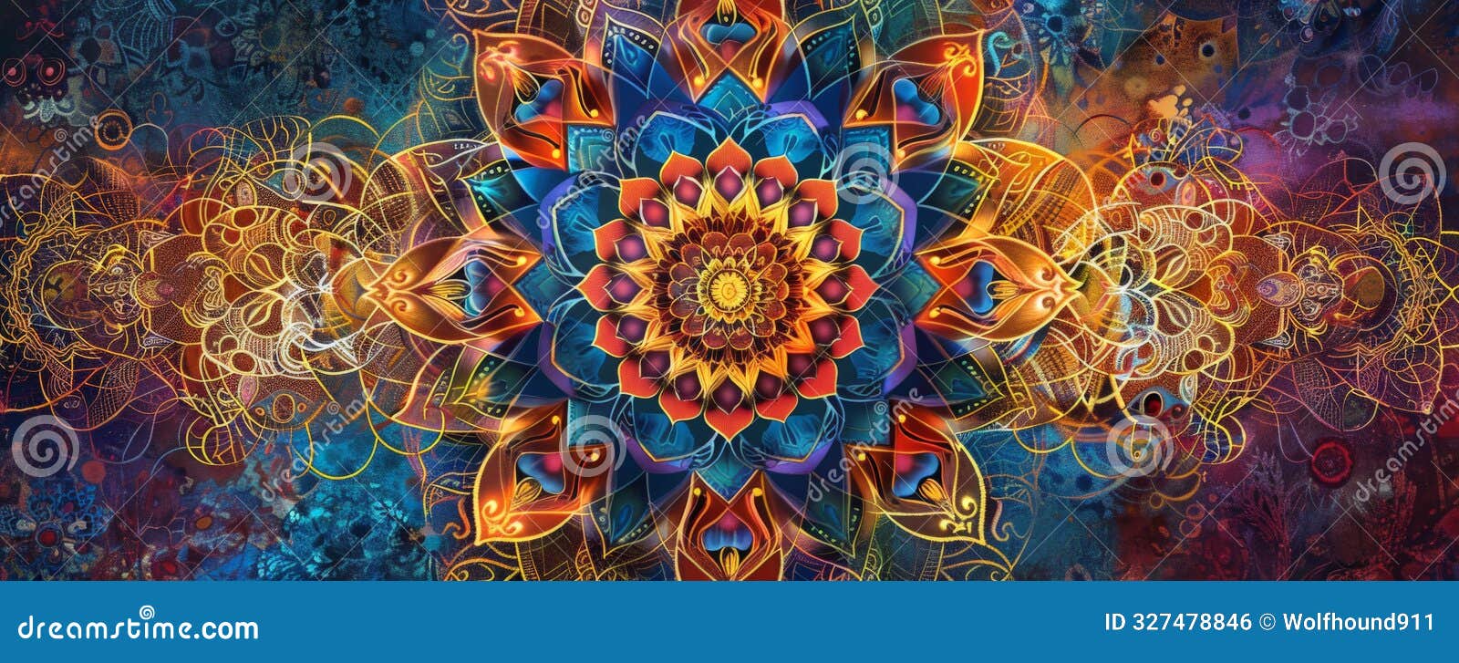 A Mandala Design Based on the Fibonacci Sequence, with Intricate ...