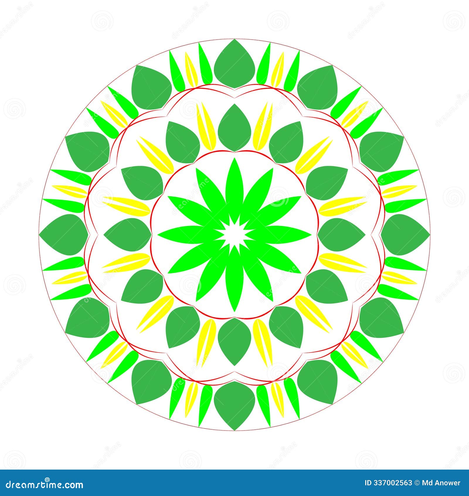 Mandala Design Vector Art Illustrator Eps Stock Illustration ...
