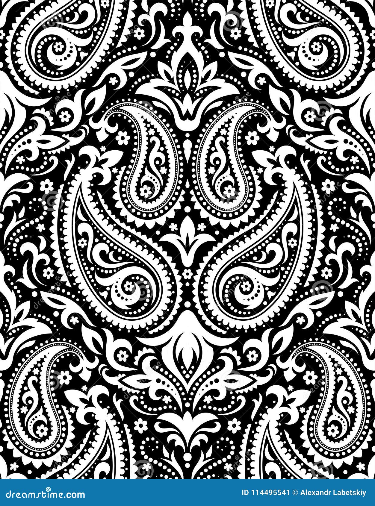 Mandala. Ethnic Motifs Vector Seamless Pattern Stock Vector ...