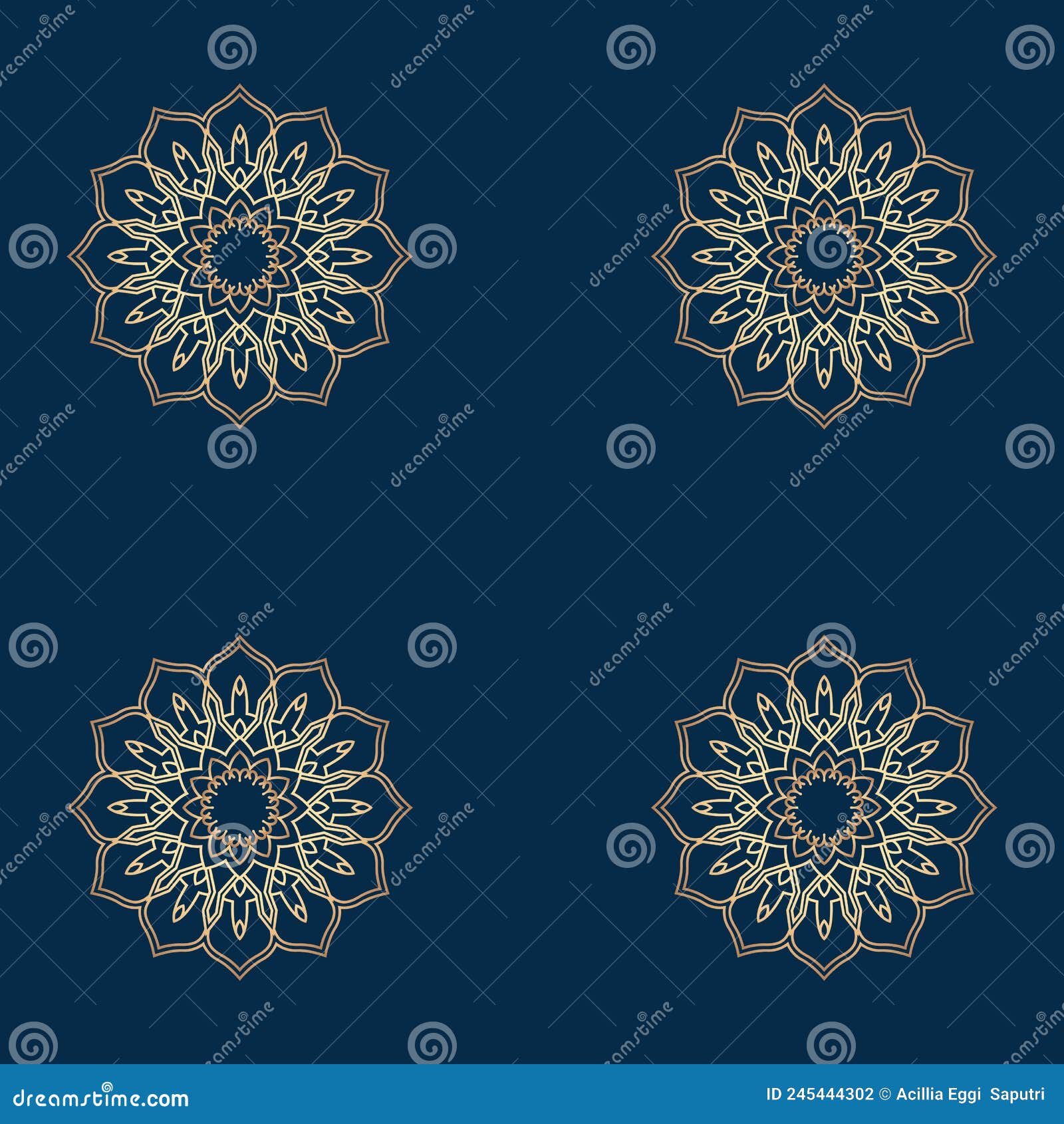 Mandala Icon and Symbol Logo Stock Illustration - Illustration of ...