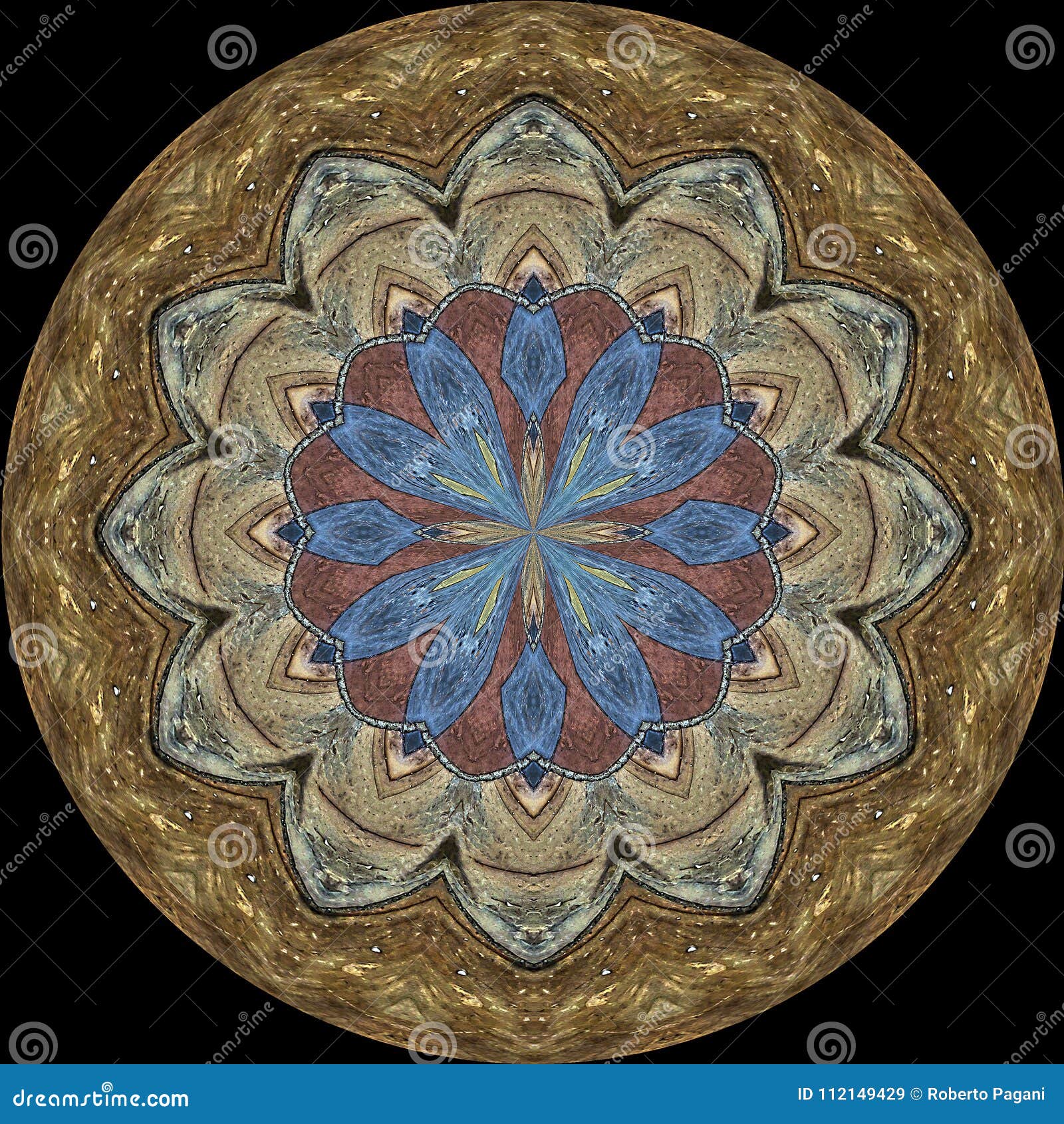 Mandala shield stock image. Image of sphere, mandala - 112149429