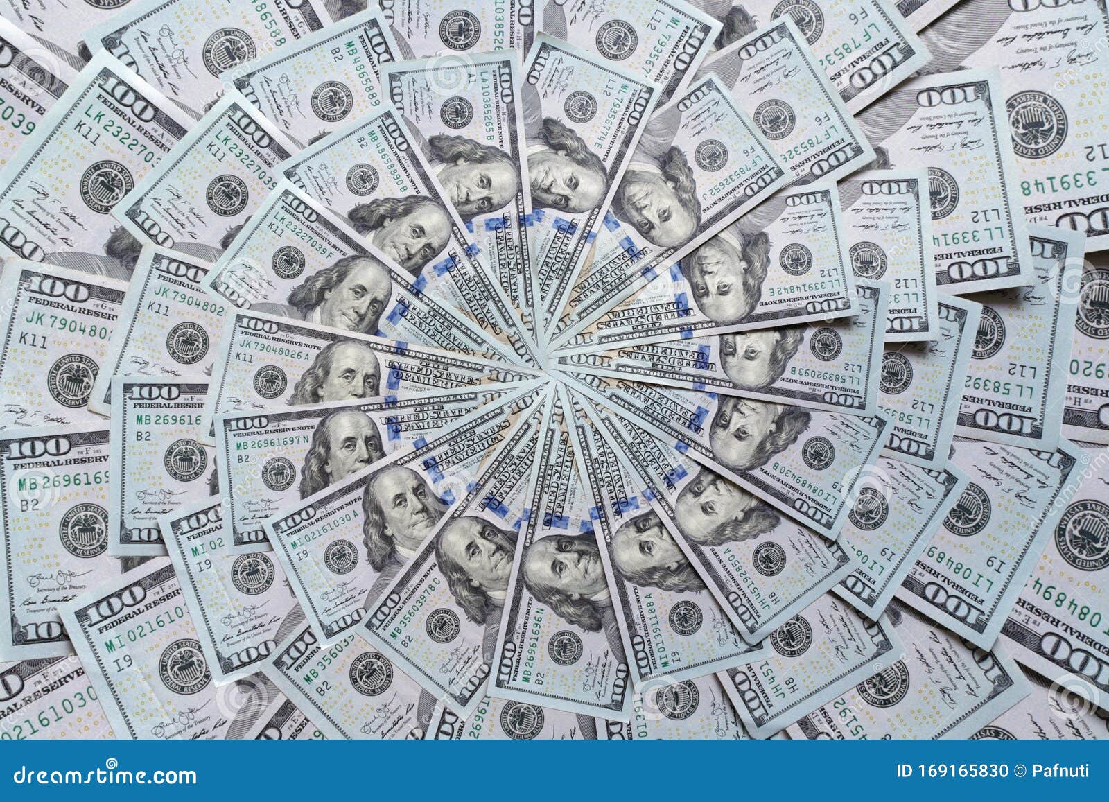 Mandala Kaleidoscope from Money. Abstract Money Background Raster ...