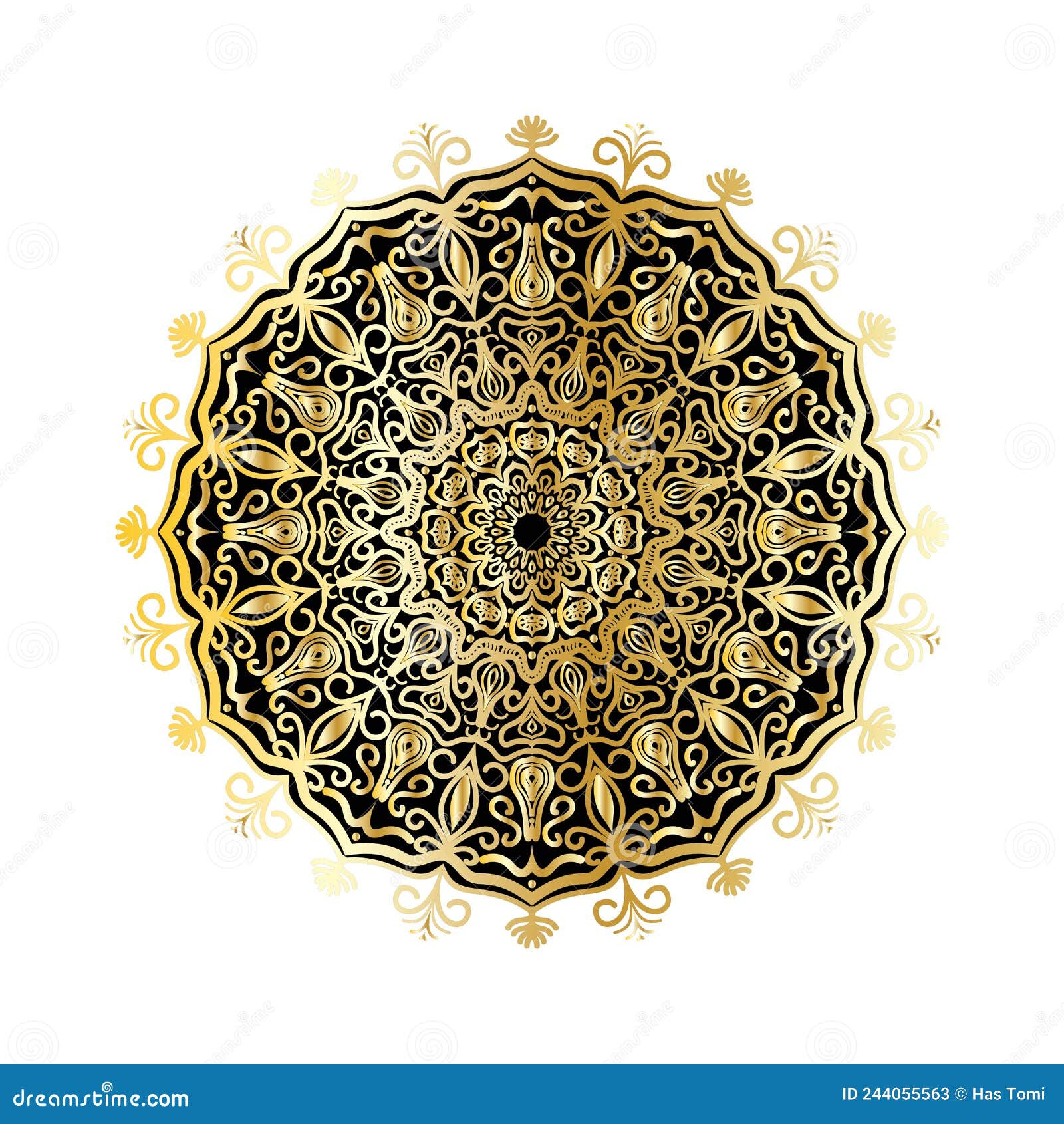 Mandala Logo Art Symbol Icon Vector Stock Vector - Illustration of ...