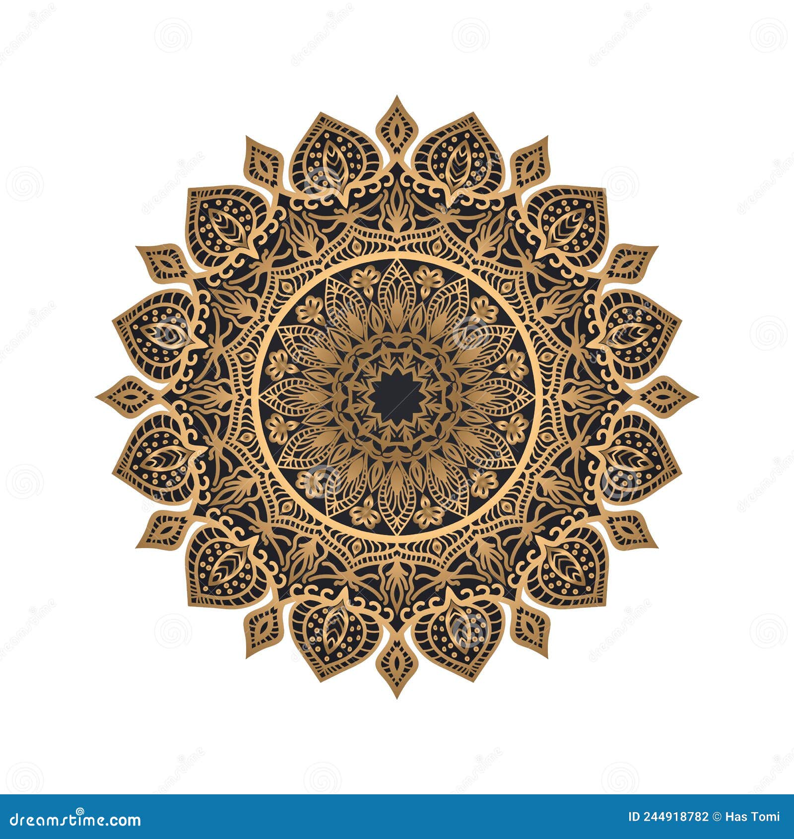 Mandala Logo Art Symbol Icon Vector Stock Vector - Illustration of ...